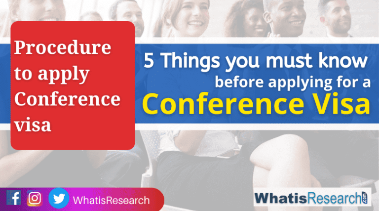 5 things you must know before applying for a Conference visa